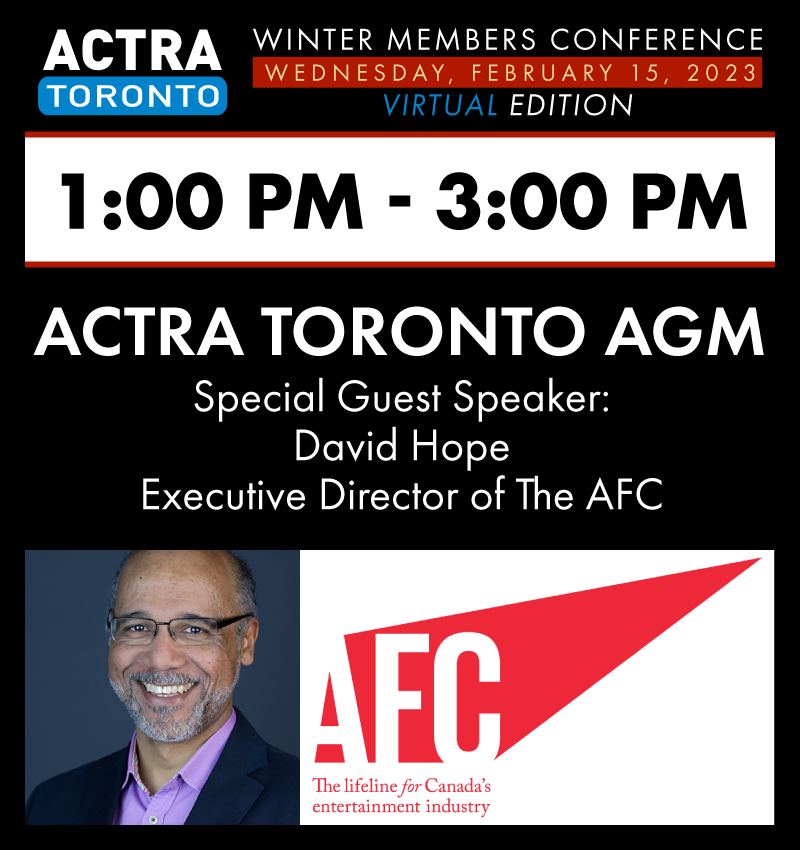 Members Conferences - ACTRA Toronto